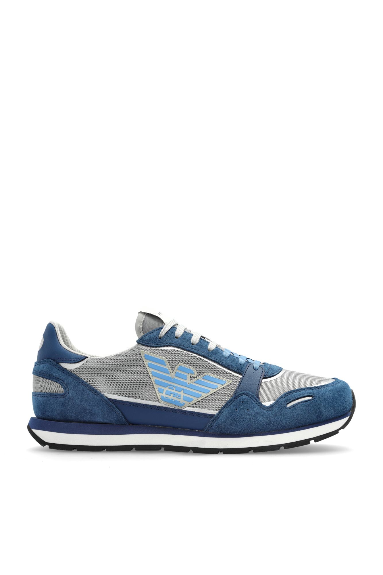 Navy blue Sneakers with logo Emporio Armani Vitkac France